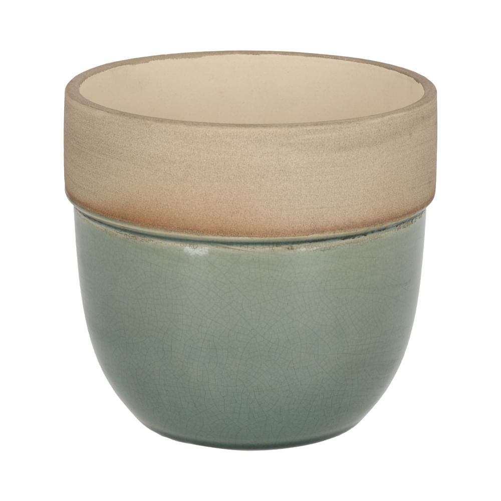 Maceta Craquelada Cerámica - Casaideas Colombia