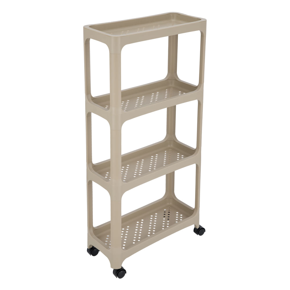 Carro angosto de 4 niveles Plastico - Casaideas Colombia